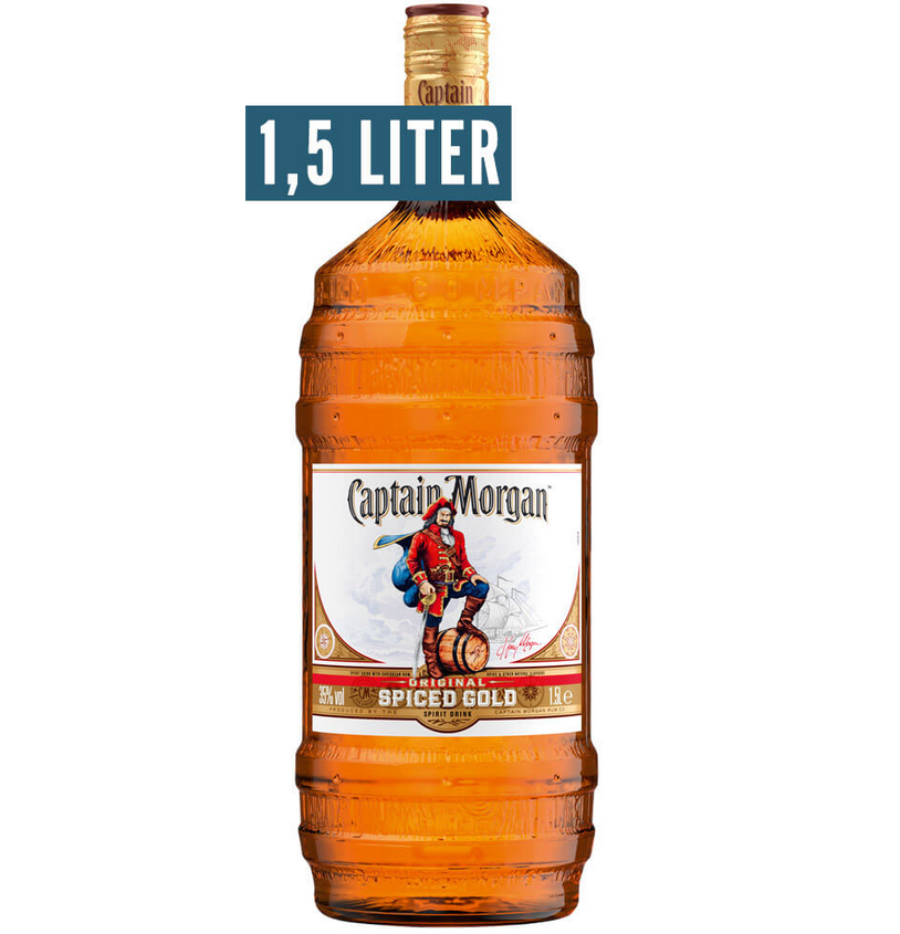 Captain Morgan Spiced Gold 1,5 Liter Flasche Blended Rum