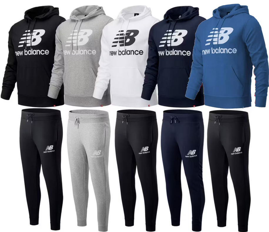 New Balance Jogginganzug Essentials Stacked Logo in vielen Farben