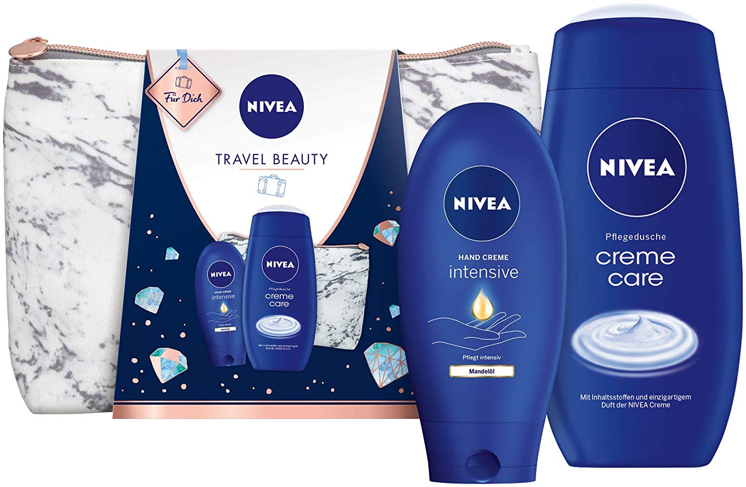 NIVEA Travel Beauty Geschenkset mit Kulturtasche